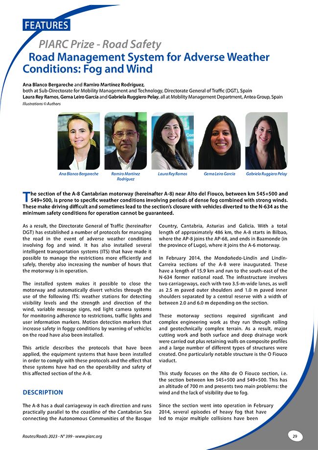 Detail of a publication | Virtual Library of PIARC | PIARC Prize Road ...