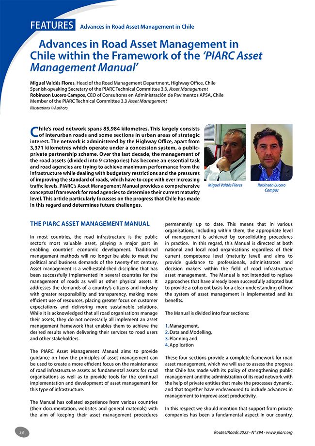 Detail of a publication | Virtual Library of PIARC | Advances in Road ...