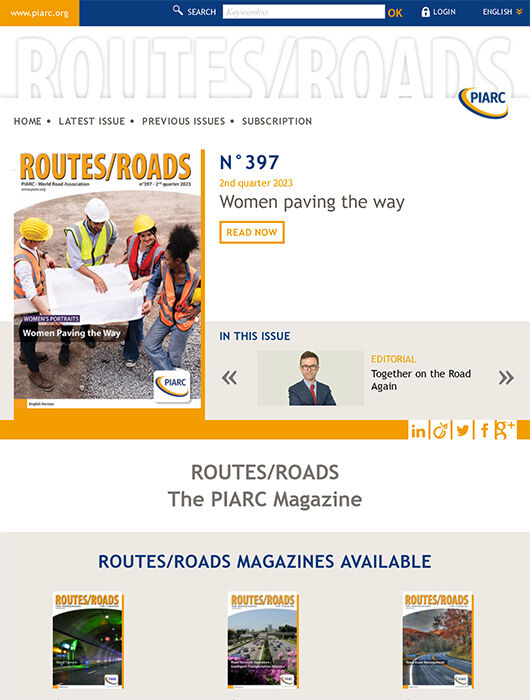 Routes/Roads Magazine - PIARC | N° 352-353 - 24th World Road Congress