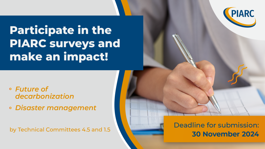 We need your opinion: participate in PIARC surveys on decarbonization ...