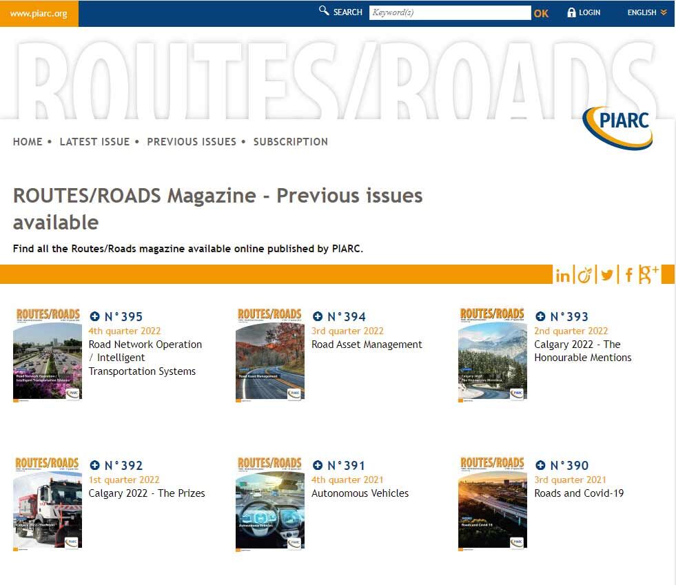 Rural roads | Knowledge base PIARC